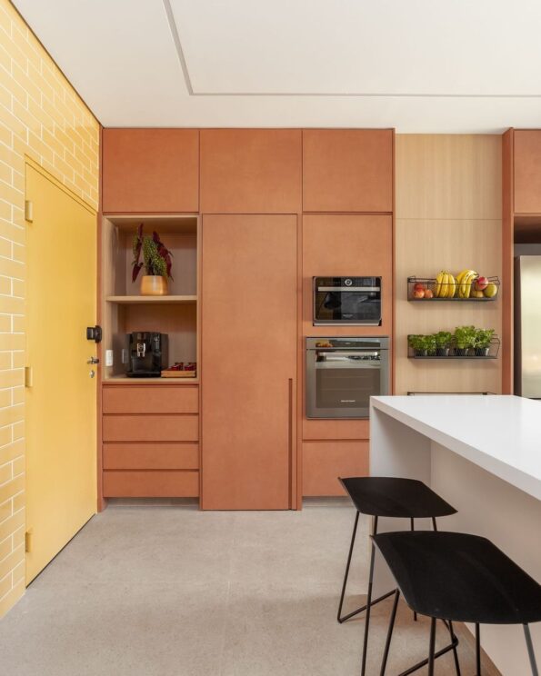 Cor caramelo: tons, cominações de cores e projetos diversos