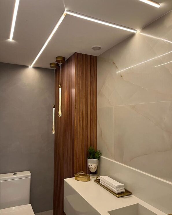 Perfil de LED: o que é, tipos + 25 projetos com iluminação incríveis