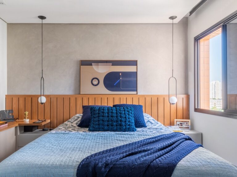 Azul-índigo: combinações e dicas para usar na sua decoração