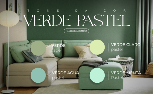 Verde pastel: 70 ideias incríveis, como harmonizar e muito mais