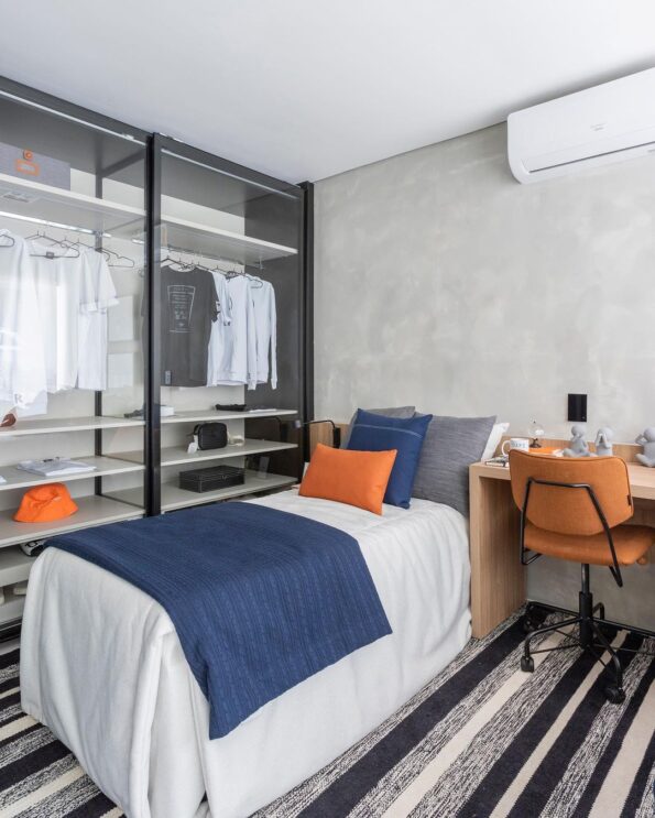 Quarto planejado de solteiro: dicas e 60 projetos criativos