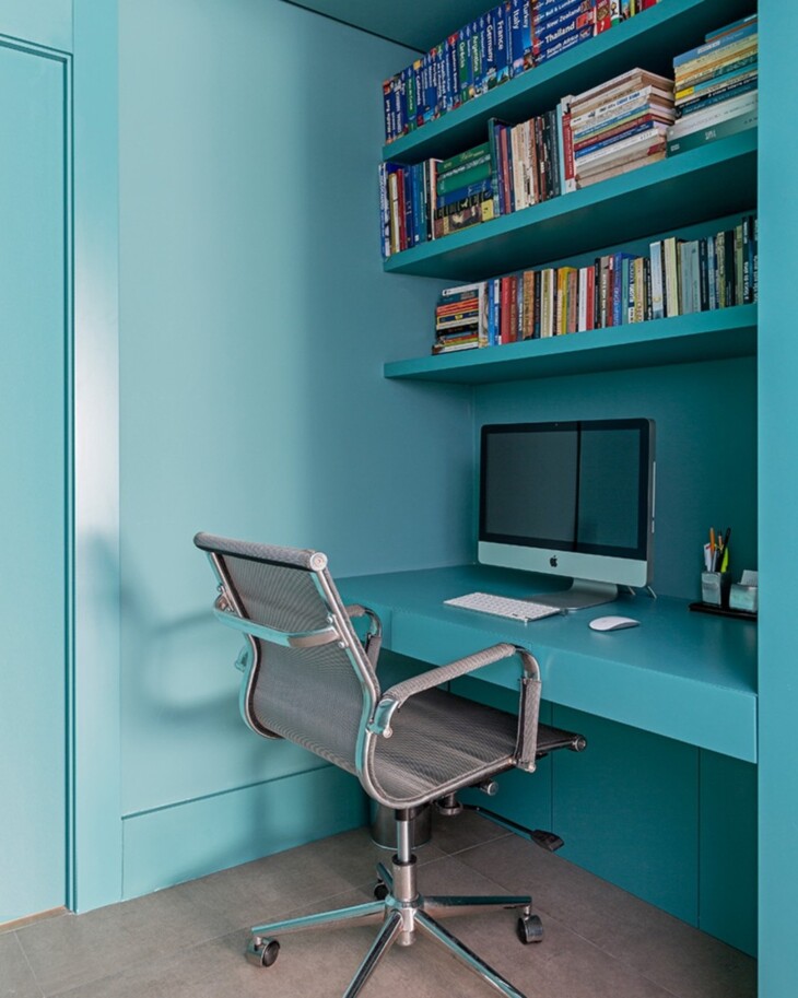 Como usar a cor ciano na decoração: combinações e ideias