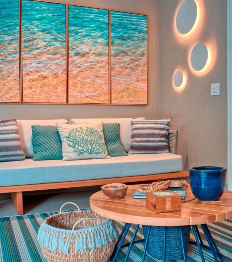 Como usar a cor ciano na decoração: combinações e ideias